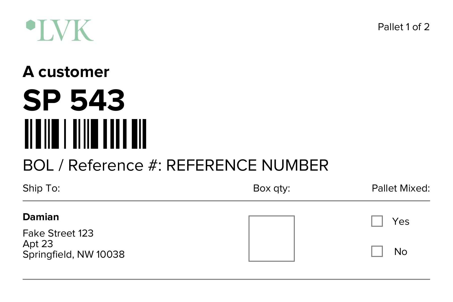 LVK Pallet Tags – LVK